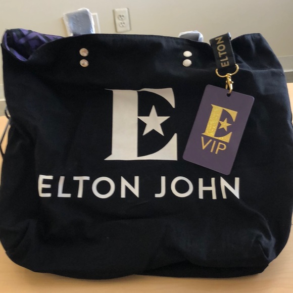 Bags | Elton John Vip Swag Bag | Poshmark